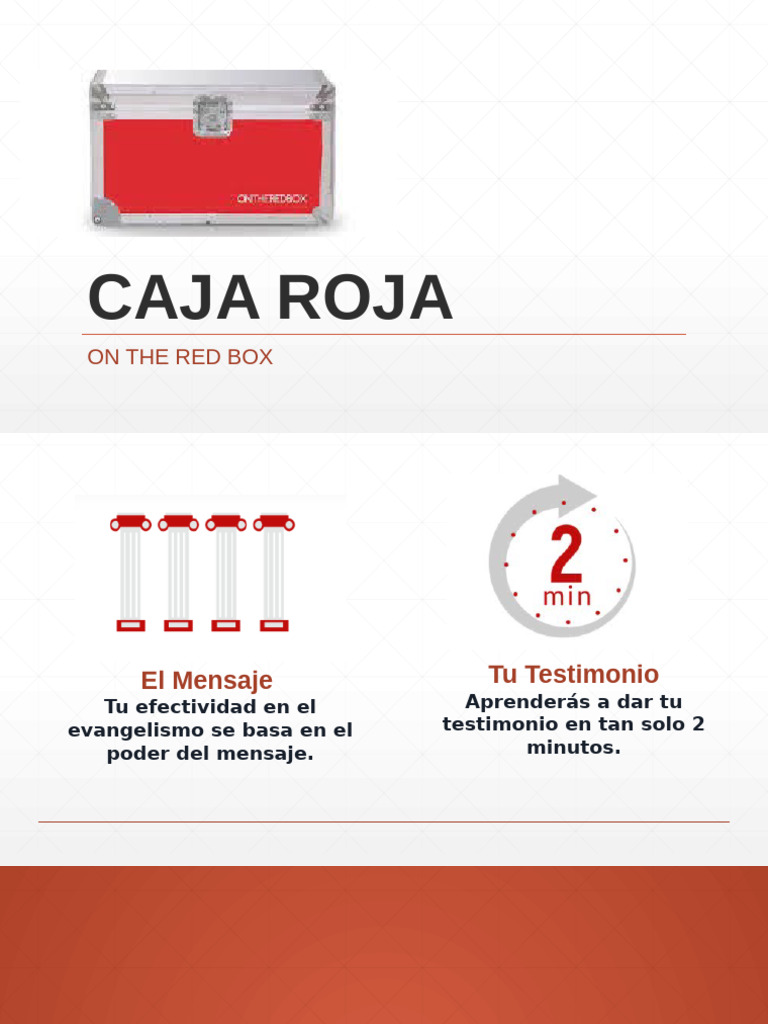 Taller On The Red Box | PDF | Testimonio | Jesús