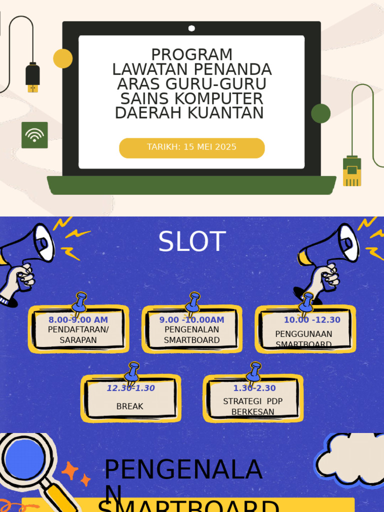 Program Lawatan Penanda Aras Guru-Guru Sains Komputer Daerah Kuantan | PDF