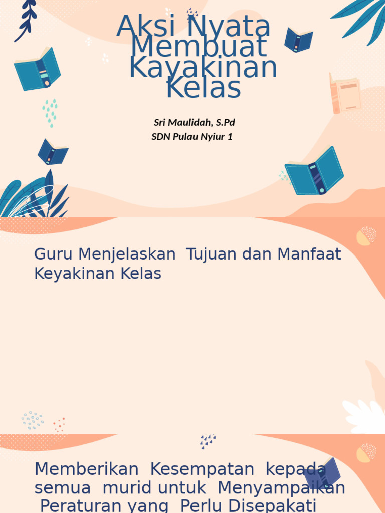 Membangun Keyakinan Kelas SD | PDF