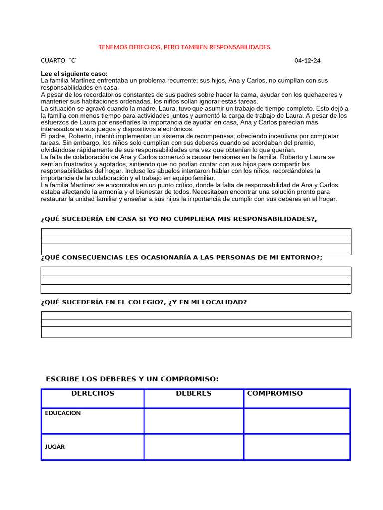 FICHA PS.TENEMOS DERECHOS | PDF