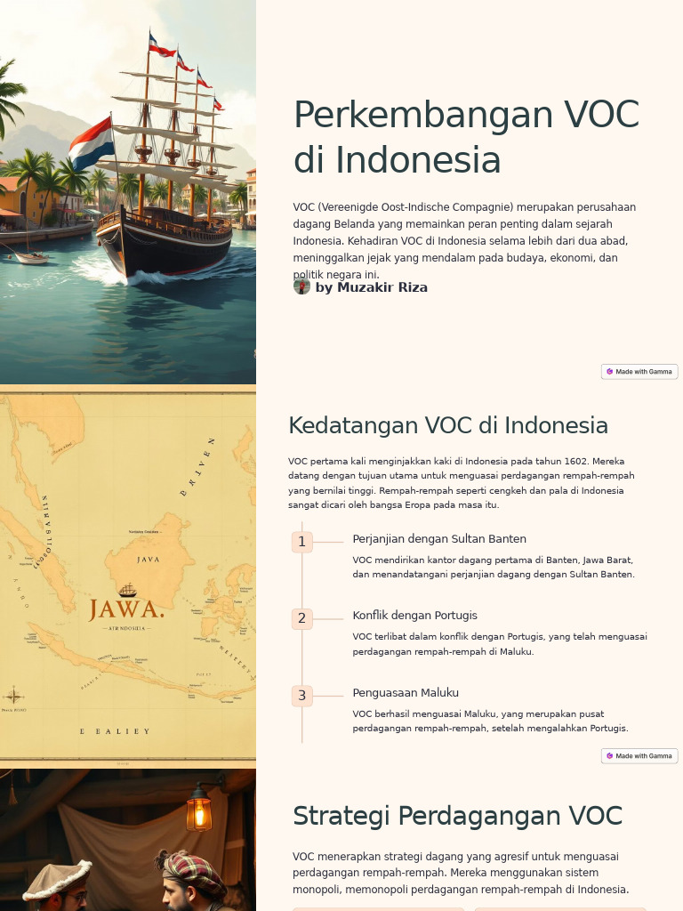 Dominasi VOC dalam Perdagangan Nusantara | PDF