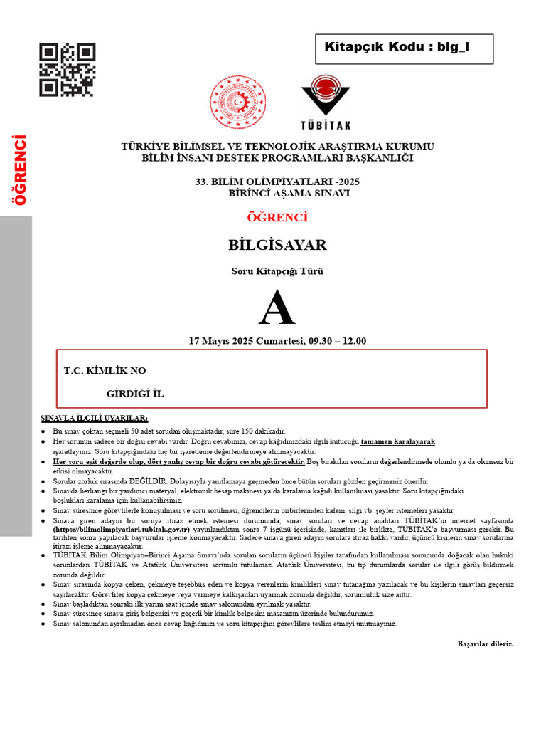 Bilgisayar Olimpiyat | PDF