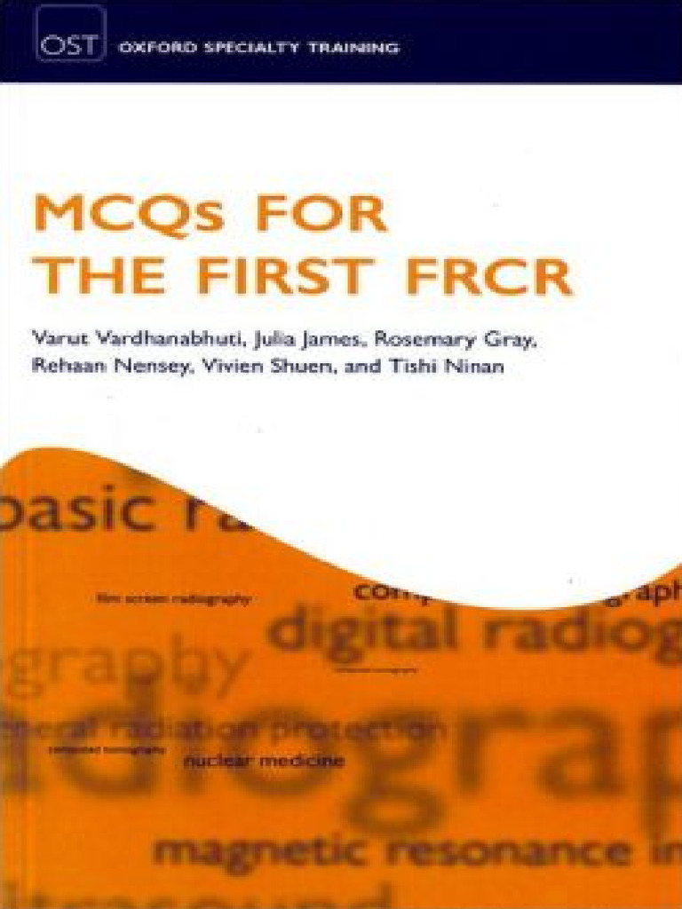 Physics MCQs For The First FRCR | PDF