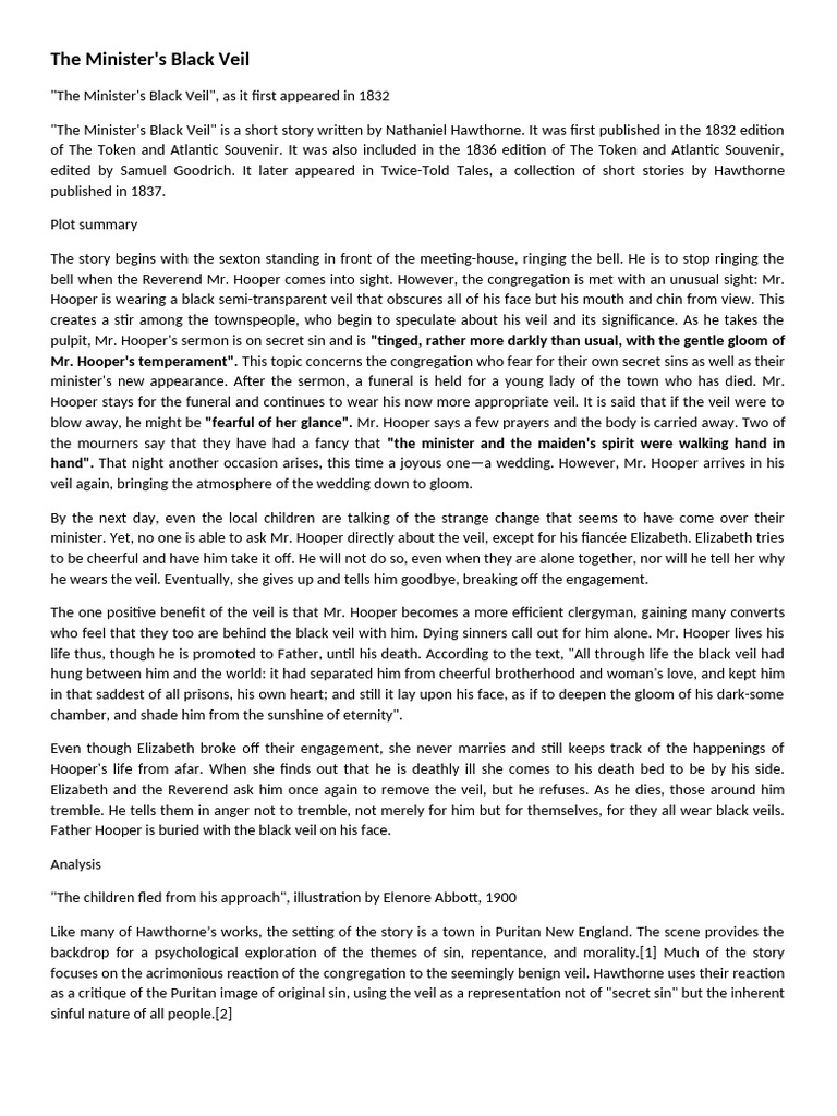 Black Minister's Veil | PDF