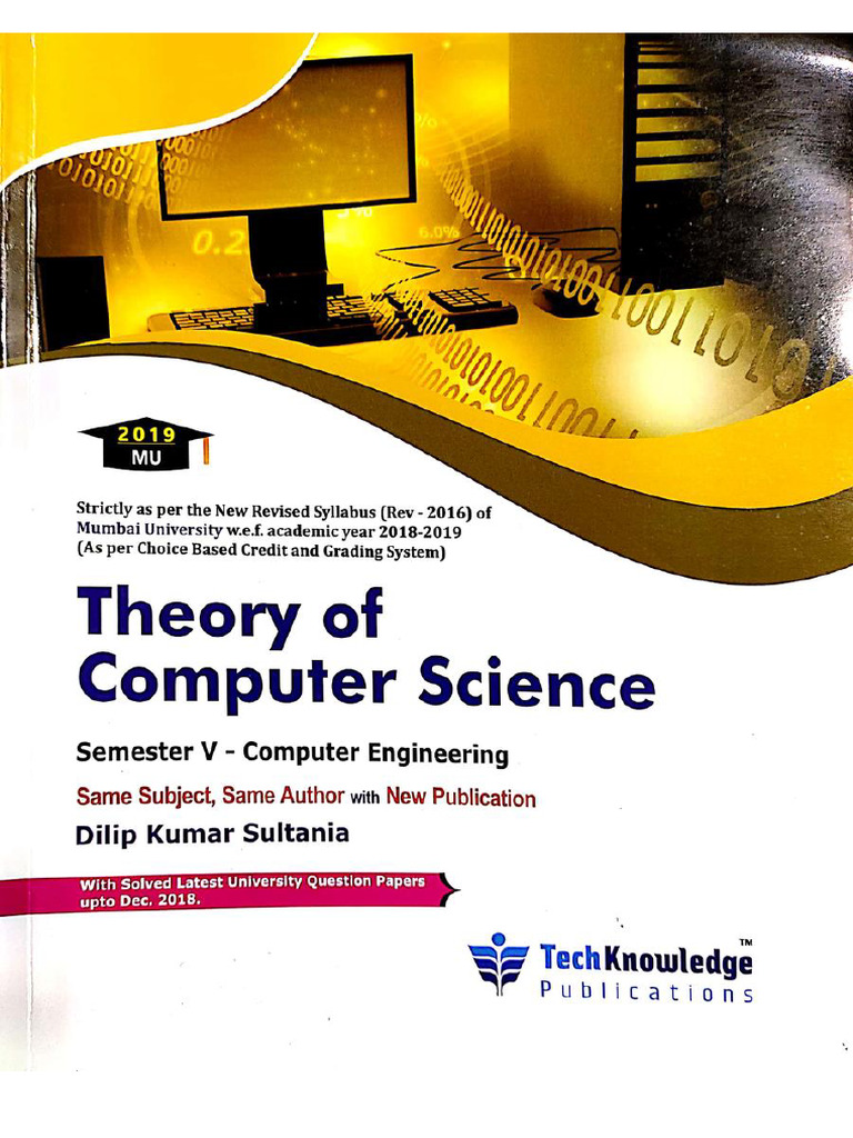 Tcs Theory of Computer Science Techmax PDF Free | PDF