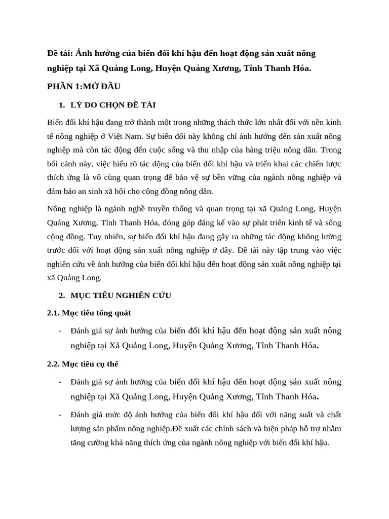 Đề Cương KLTN | PDF