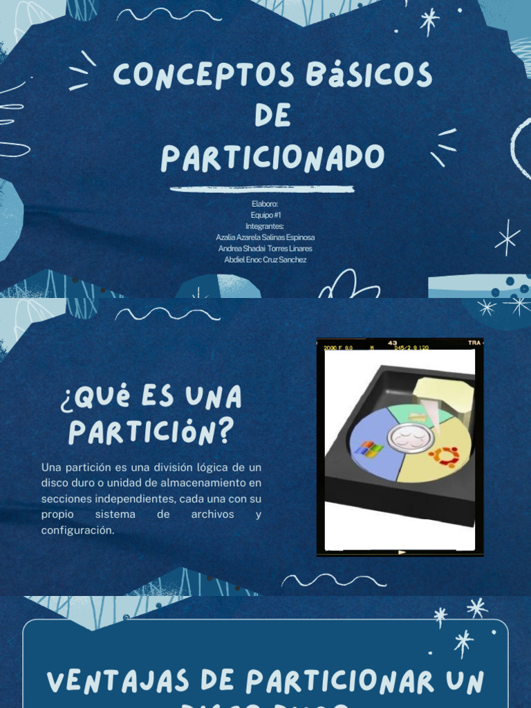 Qué Son Las Particiones | PDF | Archivo de computadora | Datos de computadora