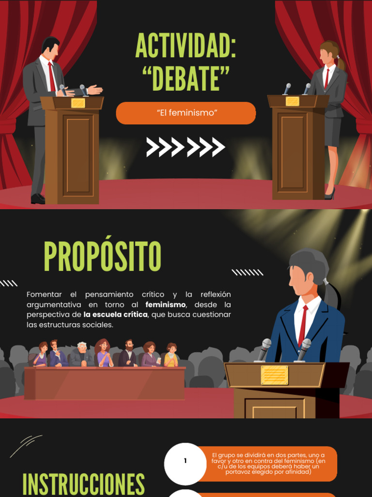 Qué es el debate y pasos para realizar | PDF