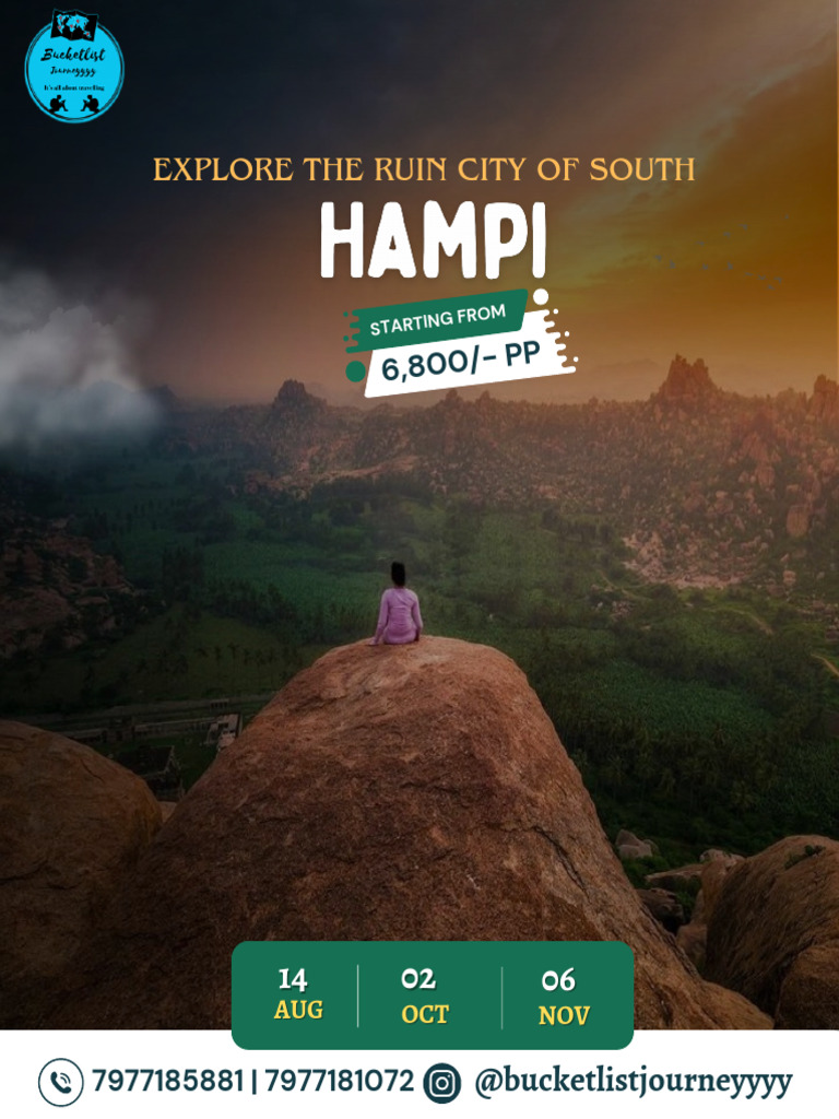 Short Getaway To Hampi 4N5D | PDF | Identity Document