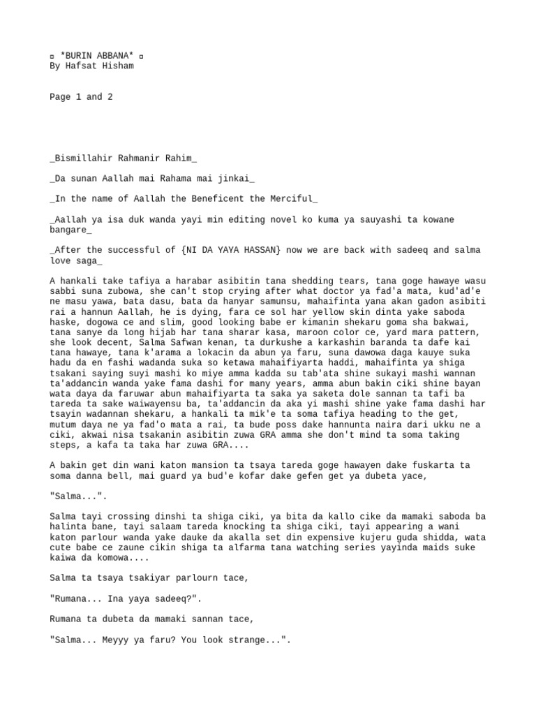 BURIN ABBANA COMPLETE | PDF