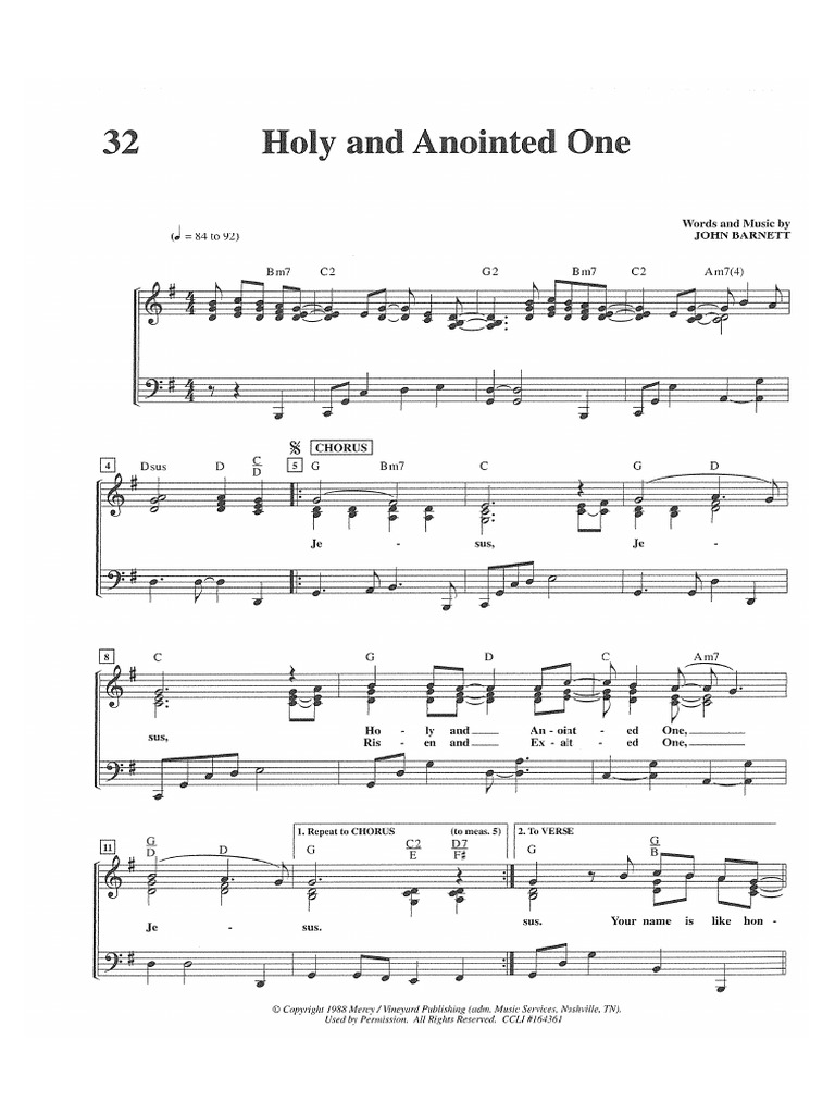 Holy and Anointed | PDF