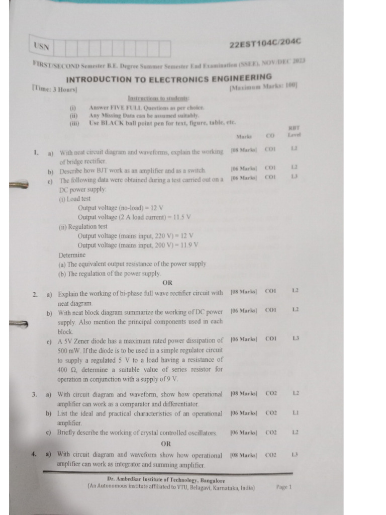 Introduction To Electronics | PDF