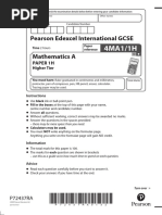 FORM 4 2022 - 2023 Term 1 Exam Paper - Mathematics | PDF | Area ...