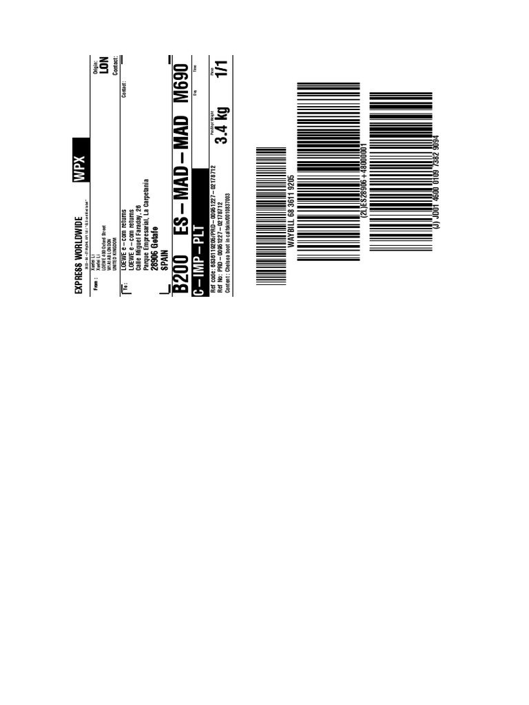 Return Label | PDF