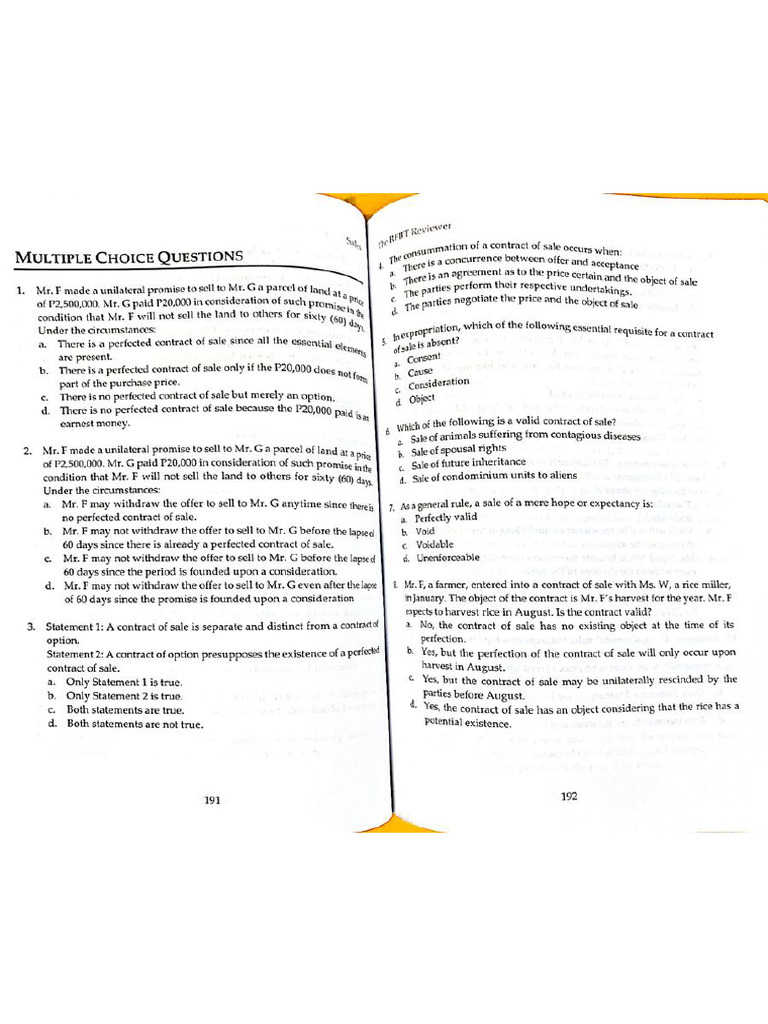 RFBT Reviewer Sales Credit Trasac Intellectual Property | PDF