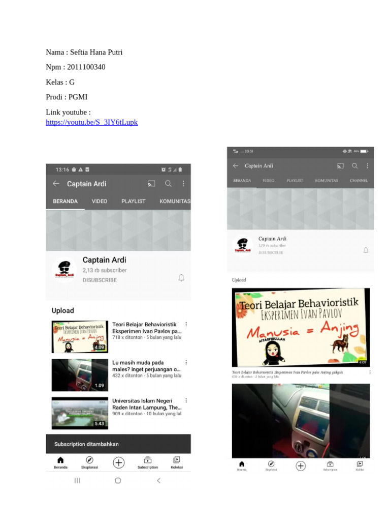 Bukti Ss & Link Seftia | PDF