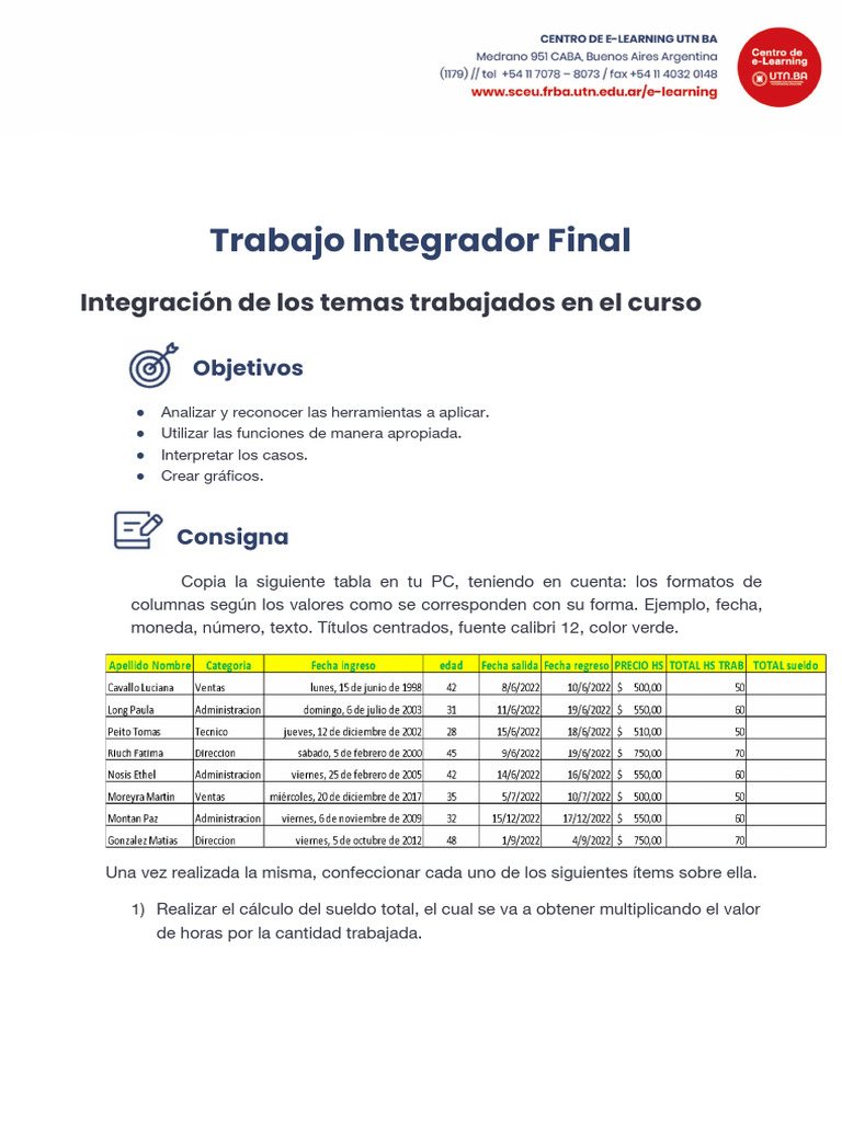 Trabajo Integrador Final | PDF