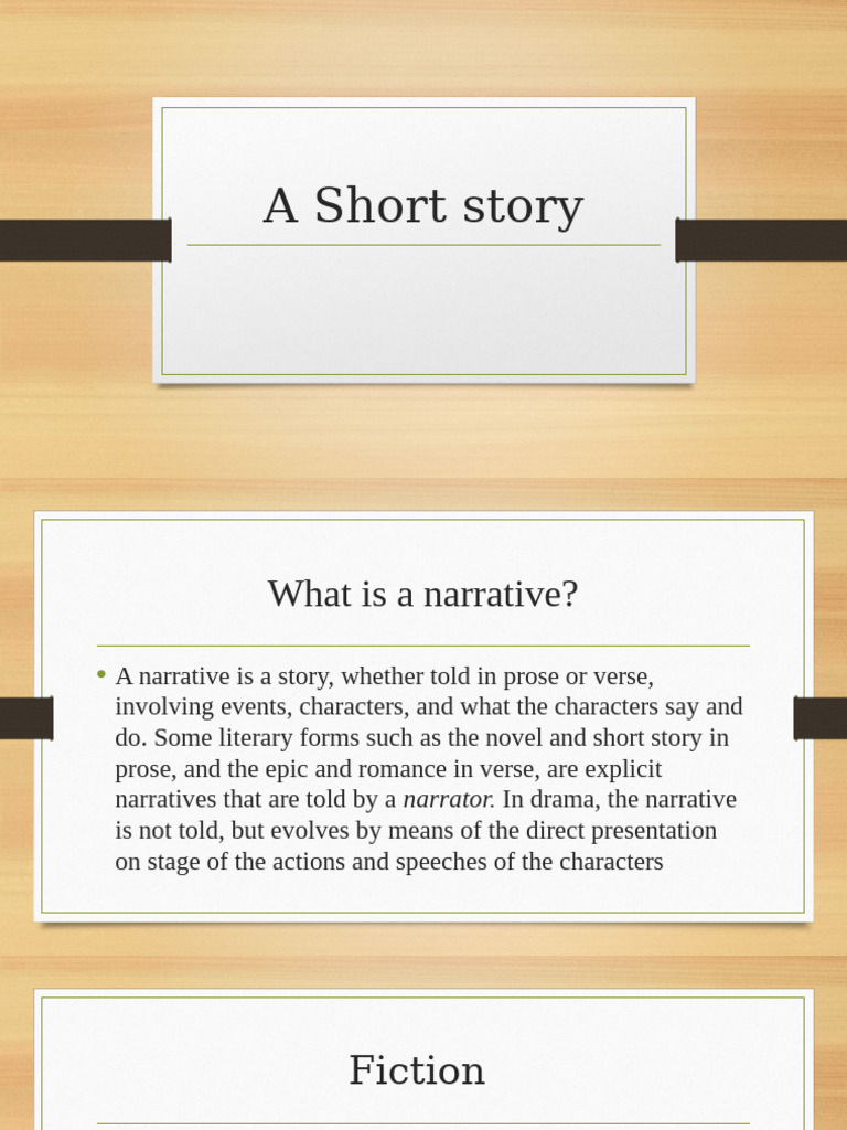 Understanding Short Stories and Fiction | PDF | Narrative | Plot ...
