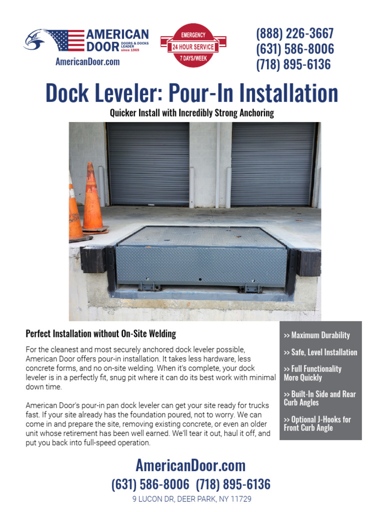 Pour in Pan Dock Leveler | PDF