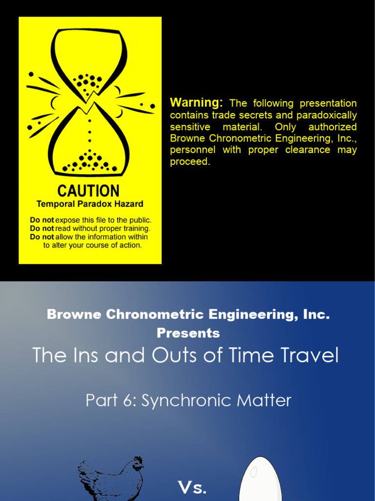 Synchronic Matter and Time Travel Explained | PDF