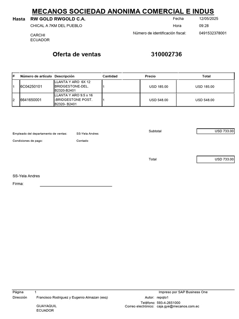 Llanta y Aro B2401 | PDF