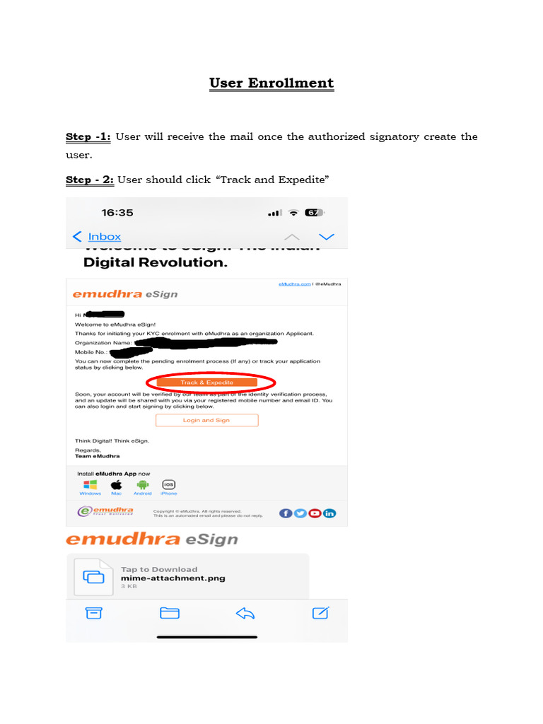 For Users Enrollment | PDF