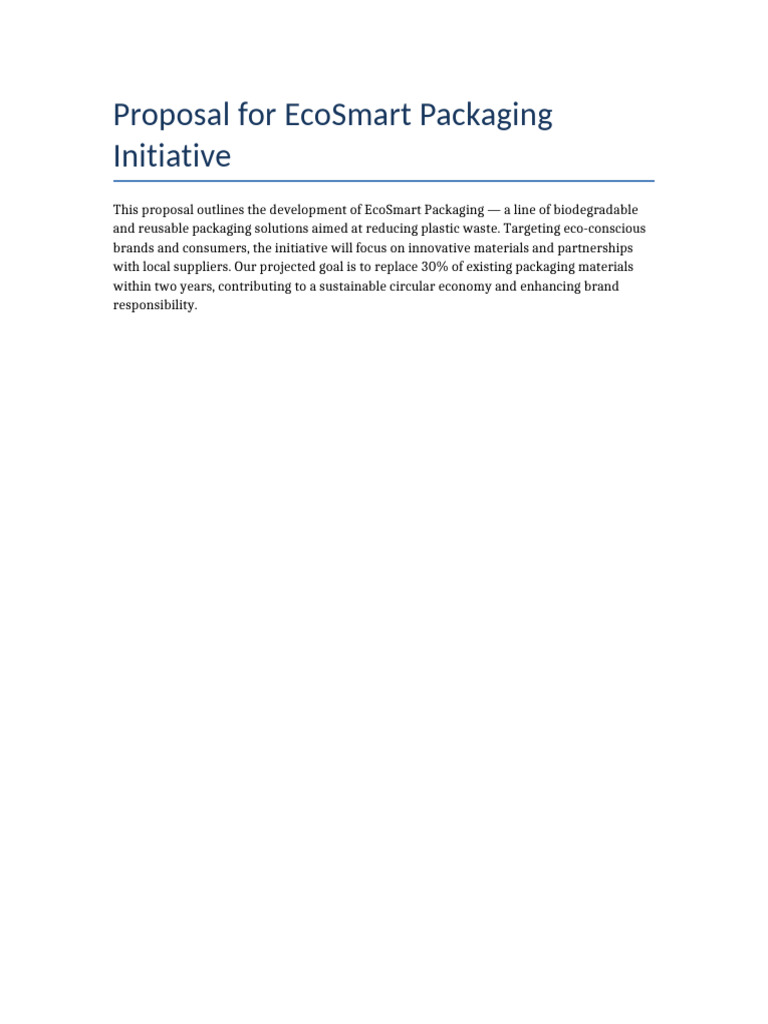 Business Proposal | PDF