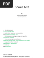 Case Presentation On Snake Bite | PDF