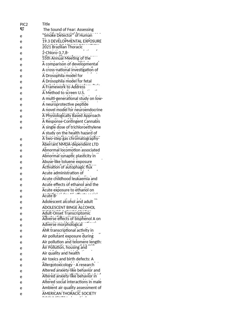 Data extraction table | PDF | Air Pollution | Polycyclic Aromatic ...