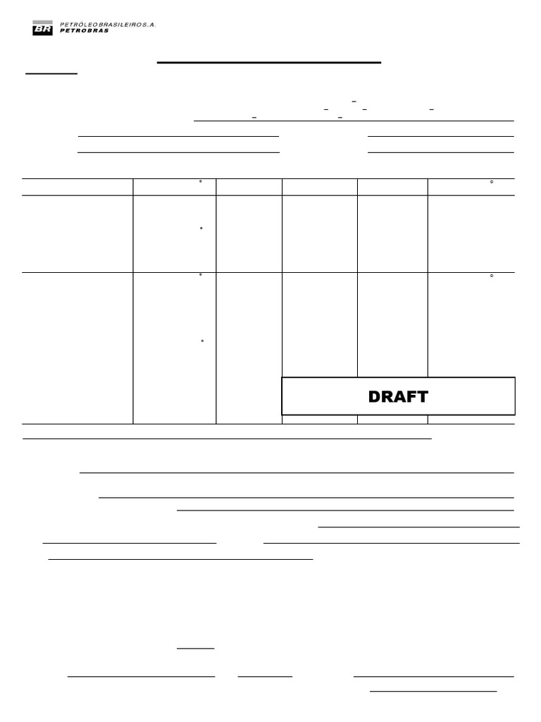 Fulmar - 00042cod - Draft BL - BL 01 - Fuel Oil Madre de Deus | PDF | Bill Of Lading | Cargo