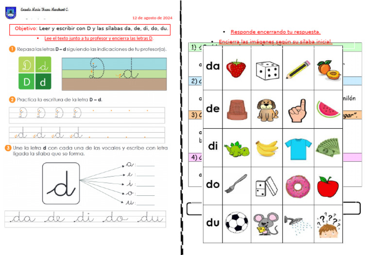 CONSONANTE D-LENGUAJE | PDF