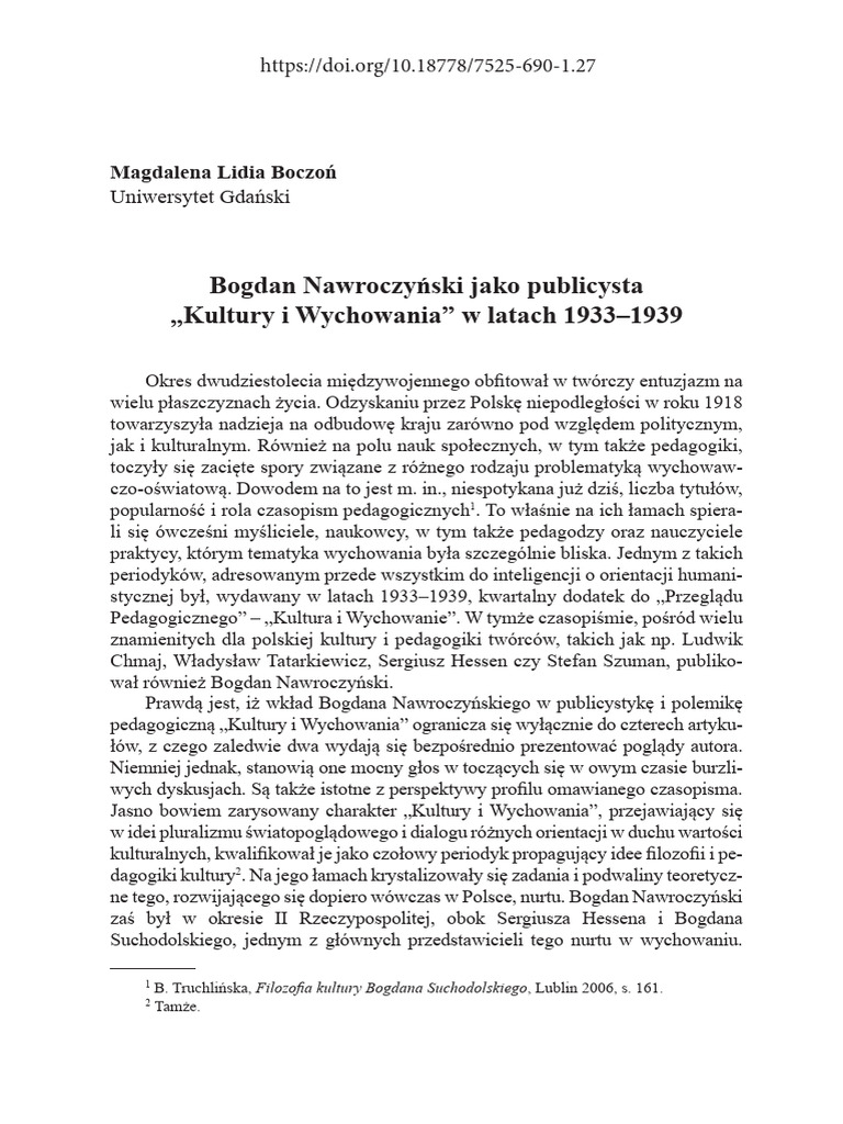 Nawroczyński - Boczon | PDF