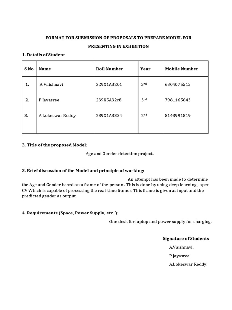 Age and Gender Detection Project | PDF