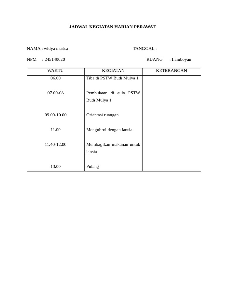 ADL gerontik marisa | PDF