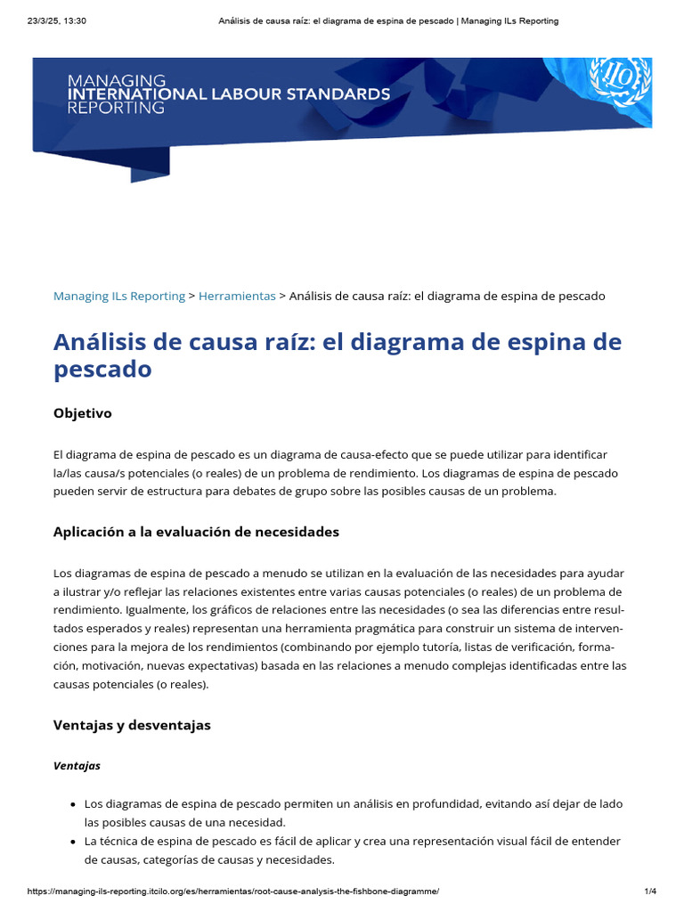 Análisis de Causa Raíz - El Diagrama de Espina de Pescado - Managing ...