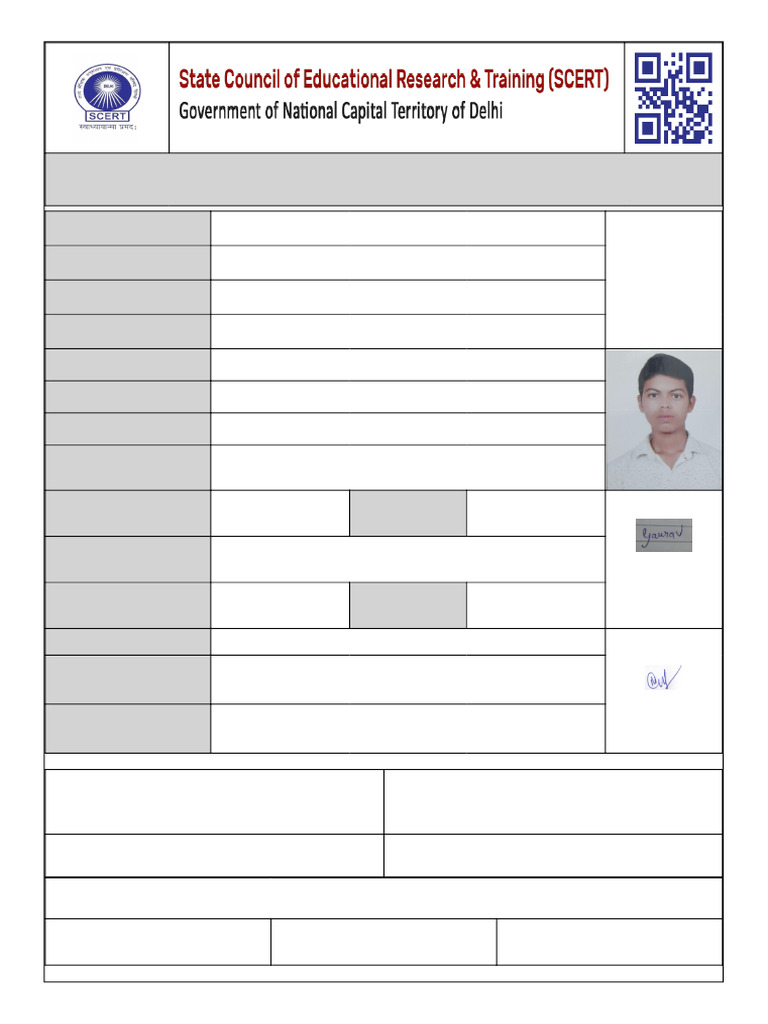 Scert Admit Card | PDF