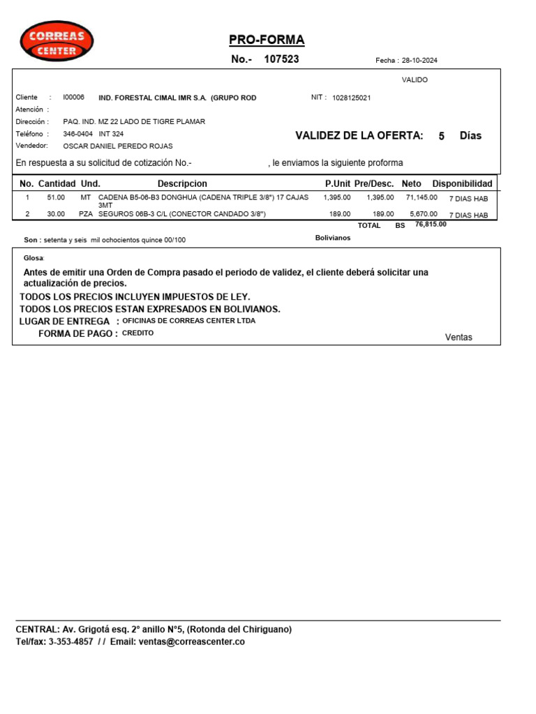 Cimal | PDF