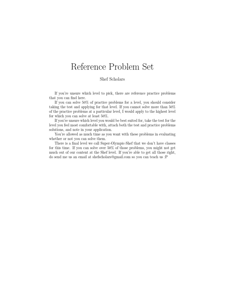 Reference - Problems Olympiad Mathematics | PDF | Euclidean Geometry ...