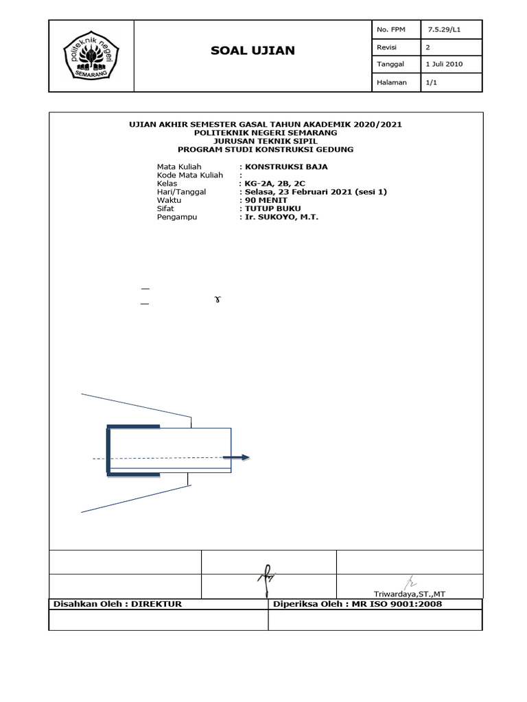 Konstruksi Baja - KG2 | PDF