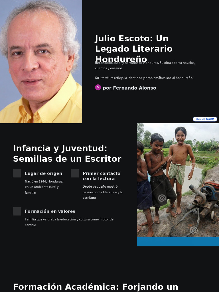 Julio Escoto 2 | PDF | Honduras | Cuentos