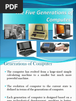 Generations of Computers Presentation | PDF