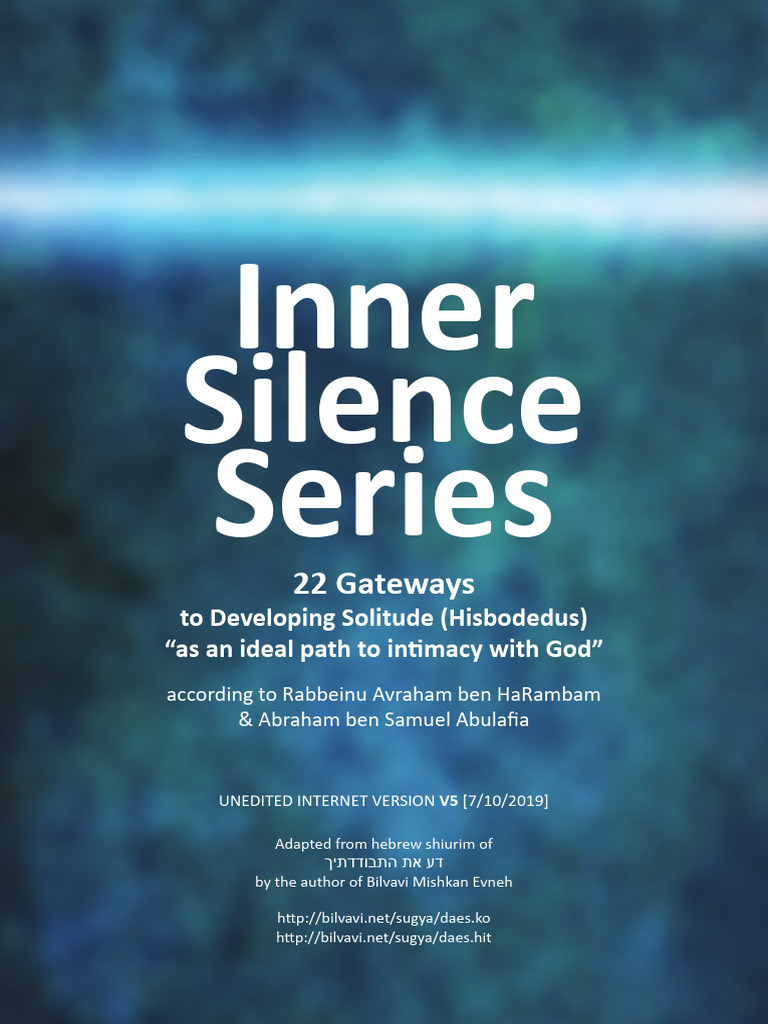 Inner Silence Series | PDF | Soul | Meditation