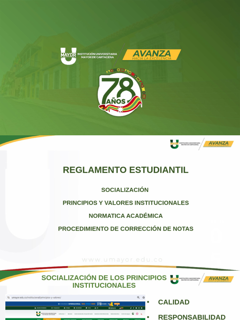 Reglamento Estudiantil | PDF