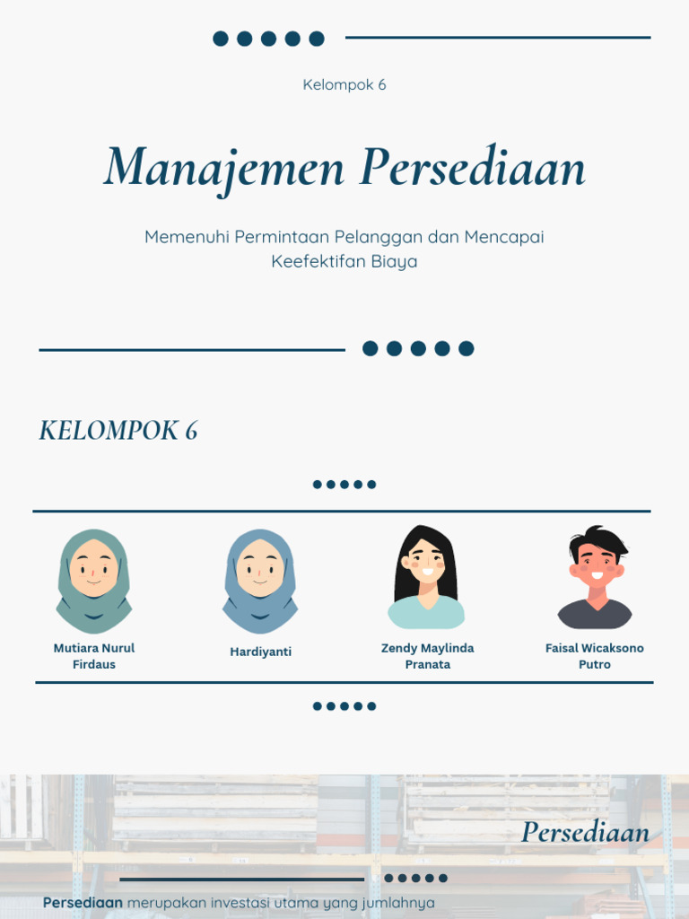 Manajemen Persediaan Modul 5 (Kelompok 6) | PDF