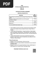 Practical File 2024 Physical Education Class 12 | PDF