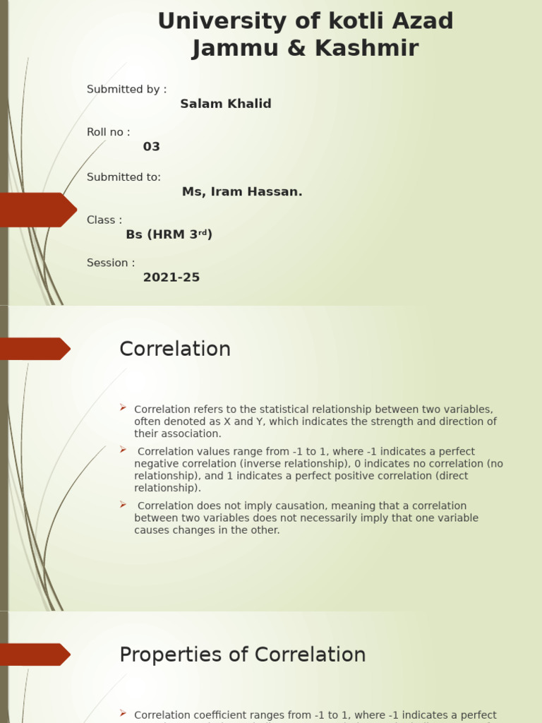Correlation and Regression | PDF | Regression Analysis | Errors And Residuals