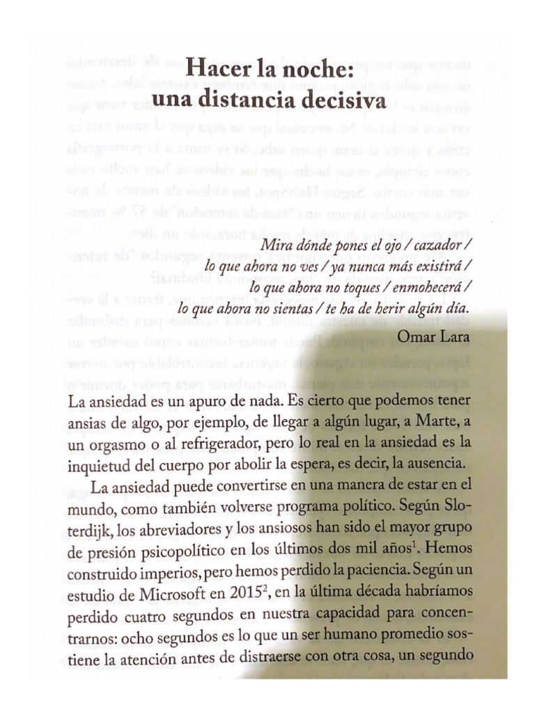 Hacer La Noche | PDF