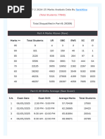 Rank GuruJi - Student Rank Analysis | PDF