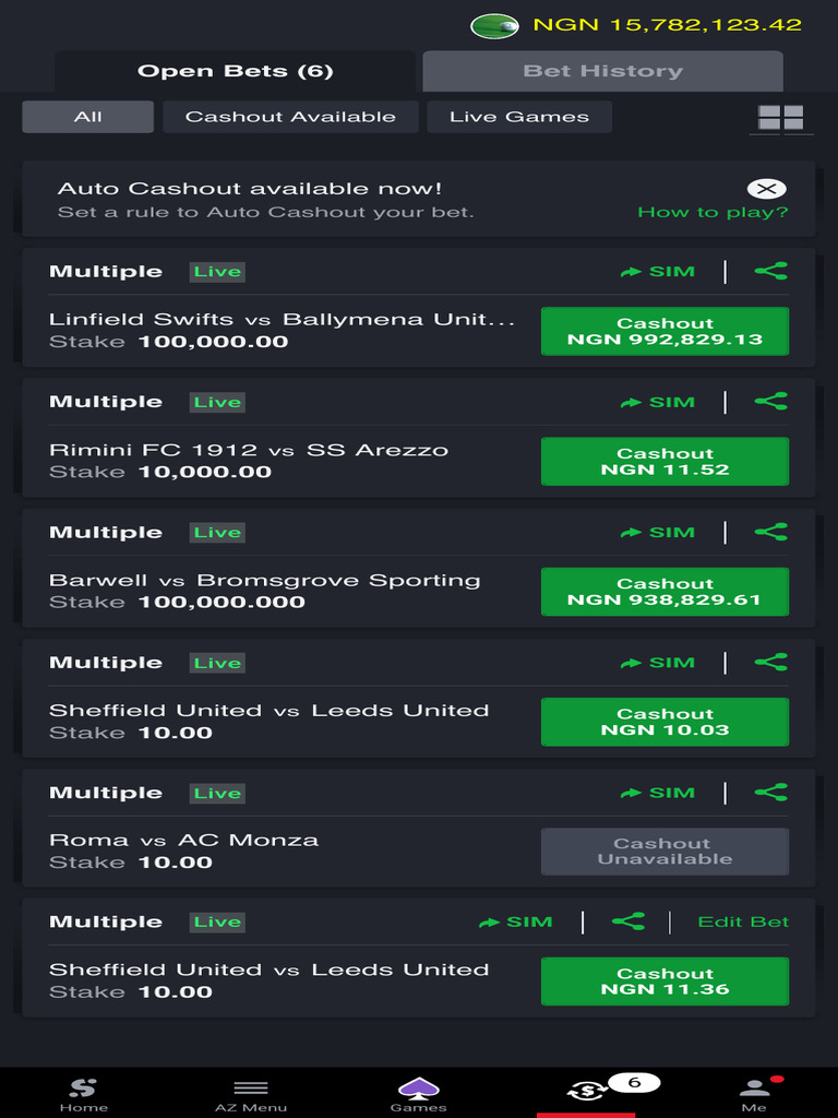 Open Bets SportyBet 2 | PDF