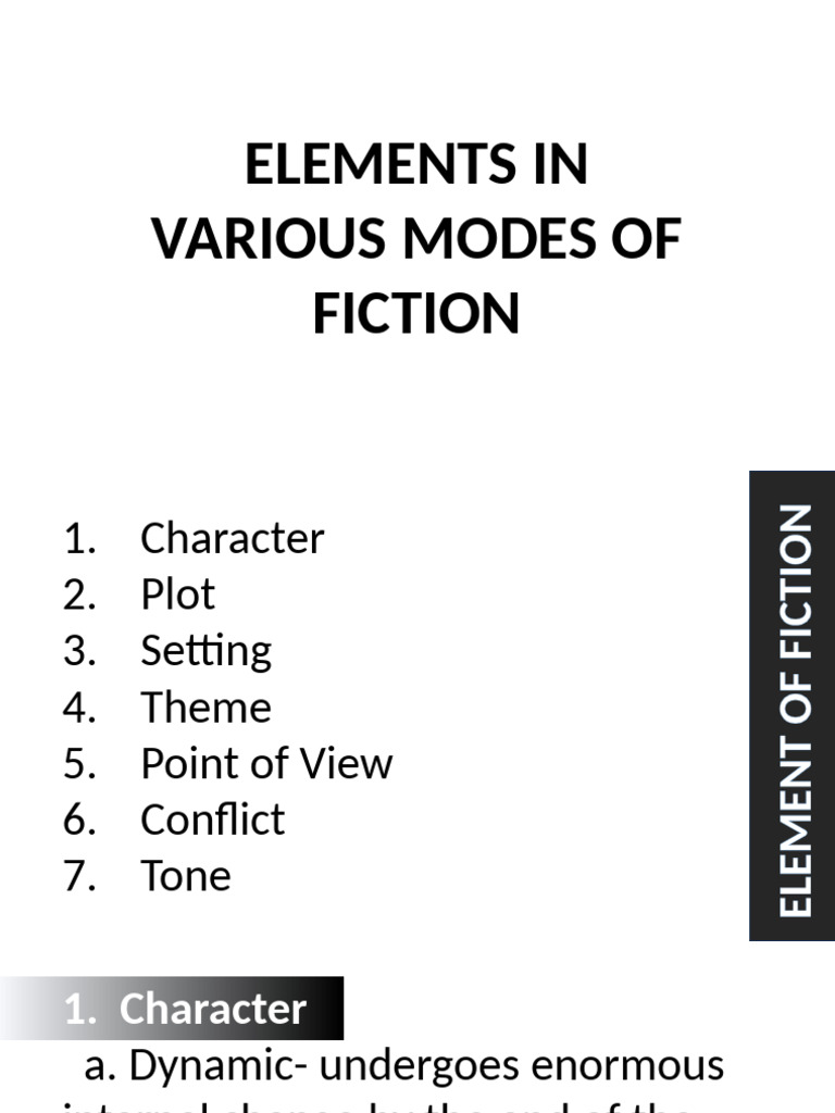 CW Elements of Fiction | PDF